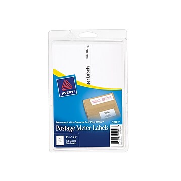 avery postage meter labels | Staples