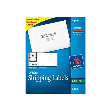 avery+2x4+shipping+labels | Staples