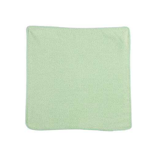 Rubbermaid Microfiber Cleaning Rags, 12" x 12", Green, 24 Rags/Pack ...