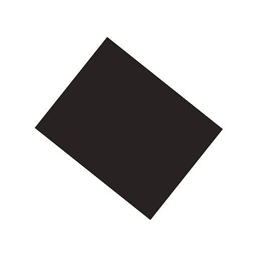 Pacon Ucreate Cardstock Poster Board, 22" x 28", Black, 25/Pack (5394-1 ...