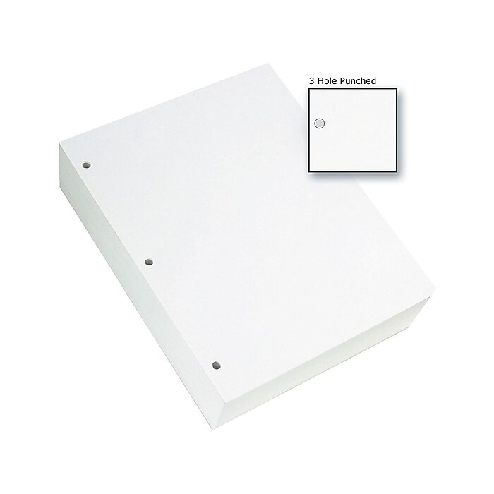 Staples 3 Hole Punch Copy Paper 8.5 x 11