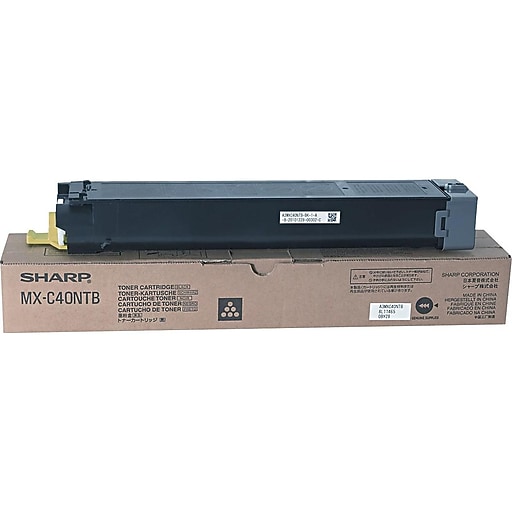 Sharp MX-C40NTB Black Standard Yield Toner Cartridge | Staples