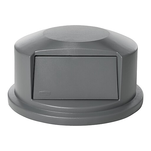 Rubbermaid BRUTE Outdoor Lid, Gray Polyethylene, 44 Gal. (FG264788GRAY ...