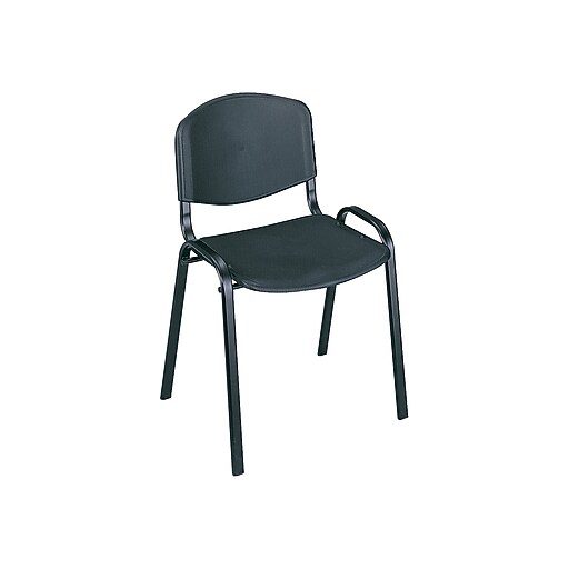 Safco Polypropylene Banquet/Reception Chairs, Black, 4/Pack (4185BLK ...