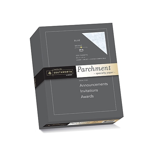 Southworth 8.5" x 11" Specialty Paper, 24 lbs., 100 Brightness, 500/Box ...