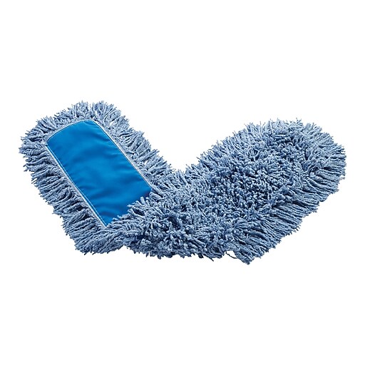 Rubbermaid Blend Dust Mop Pad, Blue (FGJ25500BL00) | Staples