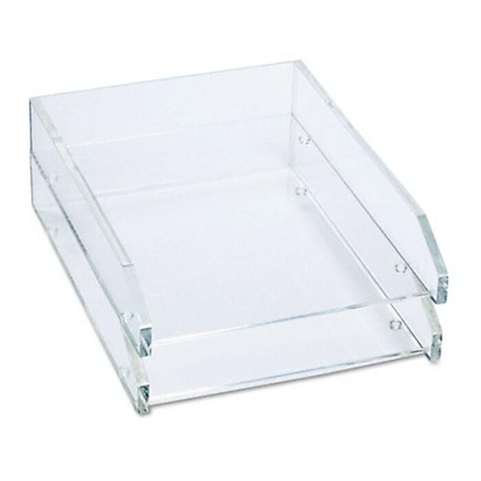 Acrylic Letter Tray Kantek Acrylic Double Large Letter Tray, Clear (10. ...
