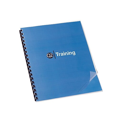 Swingline GBC Clear View Presentation Covers, 8.5"W x 11"H, Clear, 100 ...