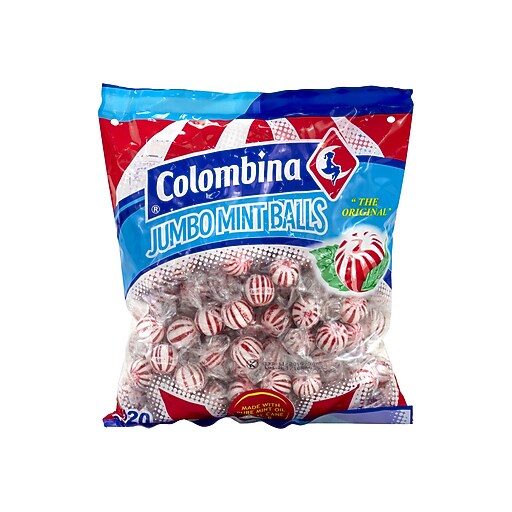Colombina Jumbo Mint Balls, Peppermint (209-00021) | Staples