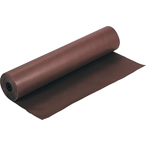 Rainbow Duo-Finish Paper Roll, 36"W x 1000'L, Brown (0063020) | Staples