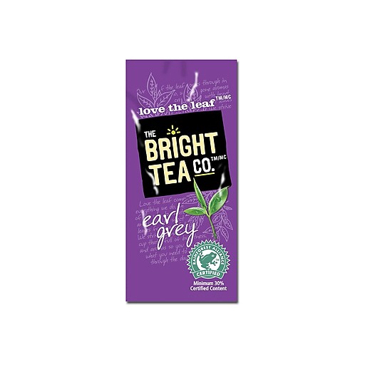 Bright Tea Co.™ Earl Gray Tea Fresh Packs, 100/Ct at Staples