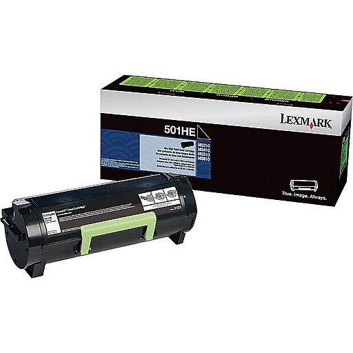 Lexmark 501H Black High Yield Toner Cartridge (50F1H0E) | Staples
