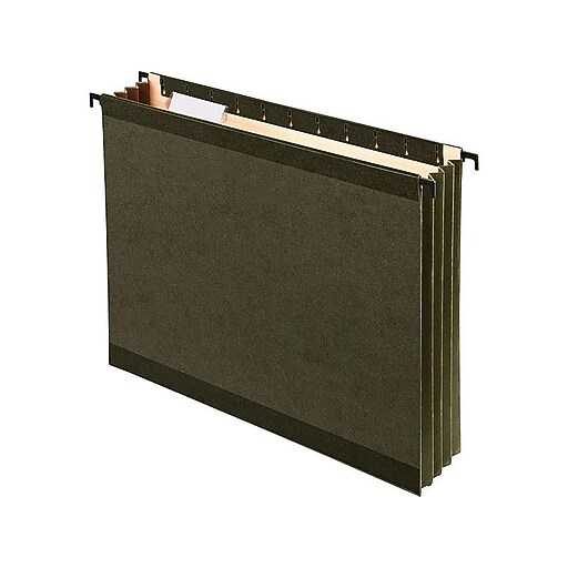 Pendaflex SureHook Hanging File Folders, Legal Size, Standard Green, 4 ...