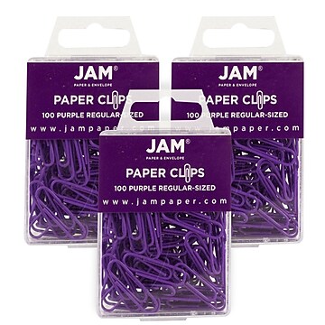 purple+binder+clips | Staples