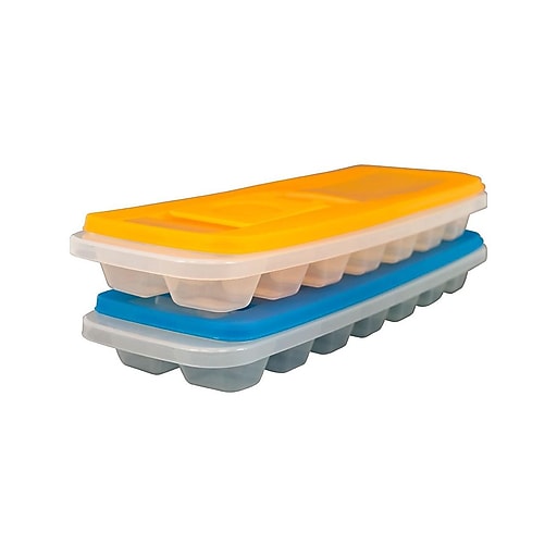 Chef Buddy Polypropylene Ice Cube Trays, Assorted Colors (82-Y3434 ...
