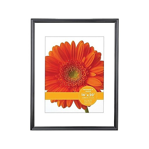 Victory Light Plastic Poster Frame, 16” x 20”, Black (VF0023B.1620 ...