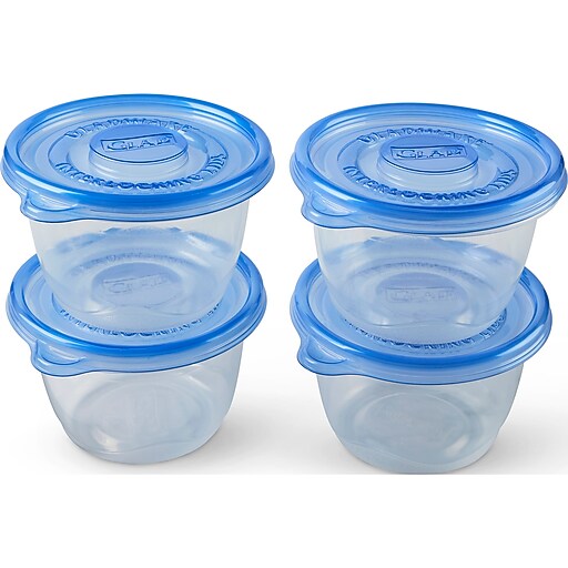 Glad® To Go Lunch Containers, 32 Oz., 4/Pack (78404) | Staples