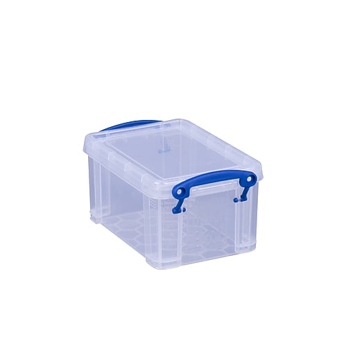 Really Useful Box Craft Storage Box, Clear (0.7C) | Staples