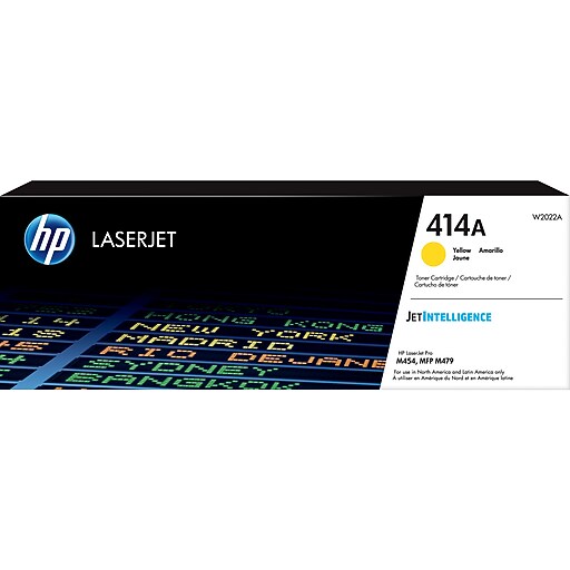 HP 414A Yellow Standard Yield Toner Cartridge (W2022A) | Staples