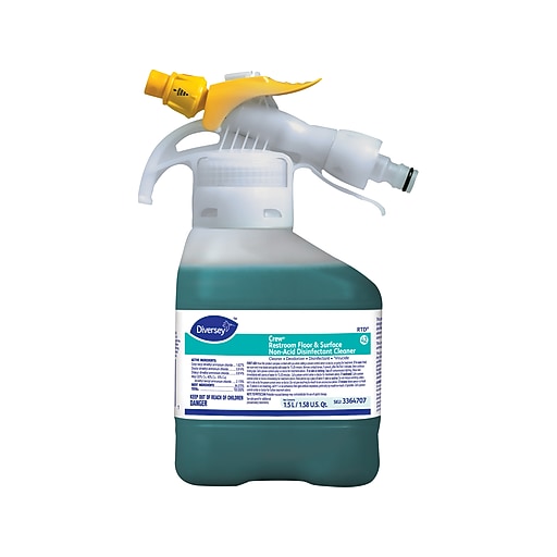 Diversey Crew 42 Disinfectant for Diversey RTD, Fresh Scent, 50.7 oz ...