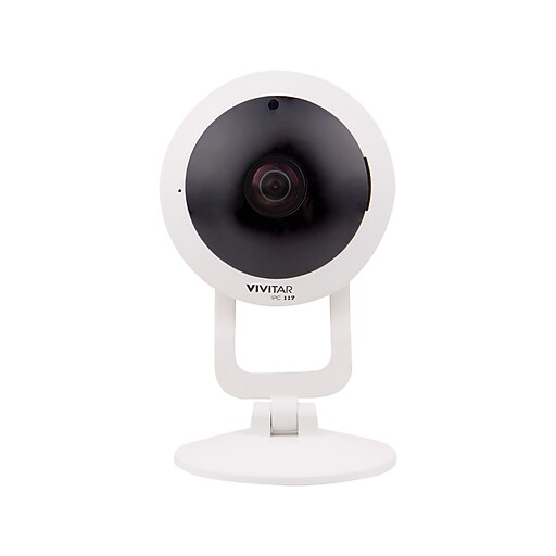 Vivitar Indoor Wi-Fi Security Camera, White (IPC-117) | Staples