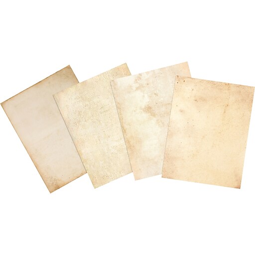 Great Papers! Rustic Antique Everyday Letterhead, Assorted Colors, 80 ...