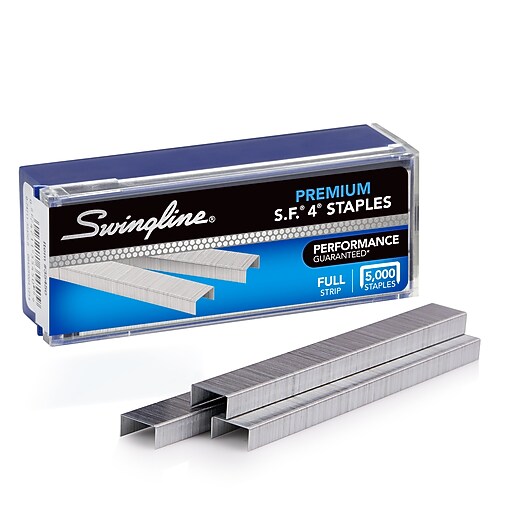 Swingline® S.F.® 4® Premium Staples, 1/4" Length, 210/Per Strip, 5,000 ...