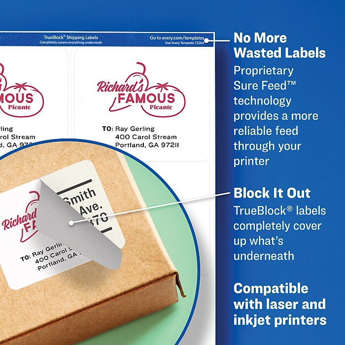 Label Printer File Folder Label Sheets - 2/3 X 3 7/16 Inch, 30 Labels ...
