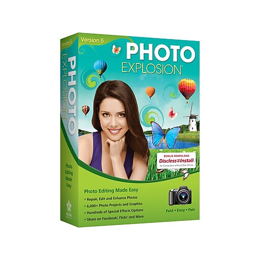 Nova Development Photo Explosion for 1 User, Windows, DVD (41756) | Staples