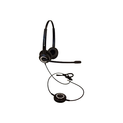 Spracht ZUM Noise Canceling Stereo Headset, Over-the-Head, Black ...