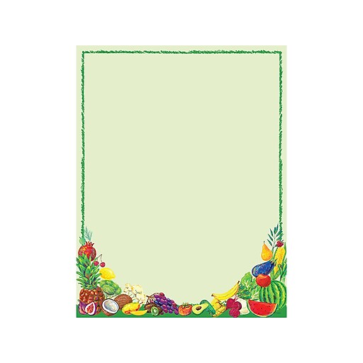 Great Papers! Healthy Eats Everyday Letterhead, Multicolor, 80/Pack ...