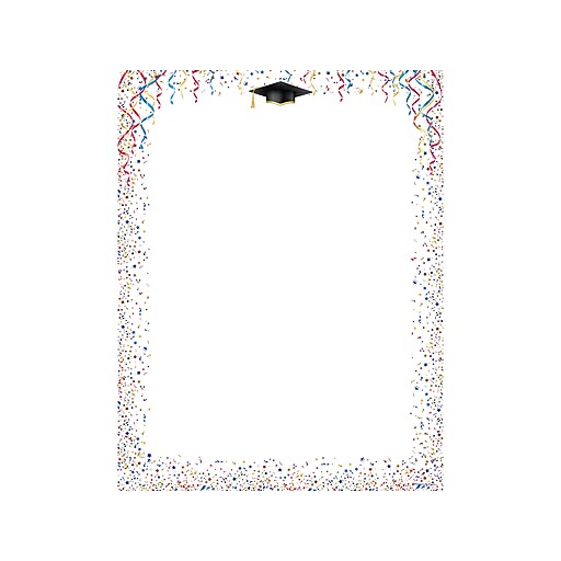 Great Papers! Celebrate Graduation Letterhead, Multicolor, 80/Pack ...