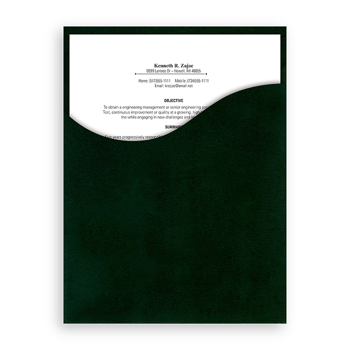 Resume Folder