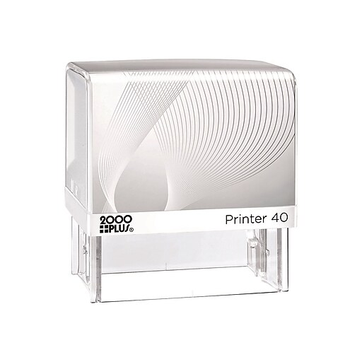 2000 Plus Printer Line 40 Stock Text and Date Stamp (065006) | Staples