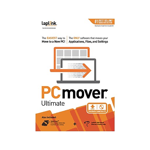 Laplink PCmover Ultimate for 1 User, Windows, CD/Download ...