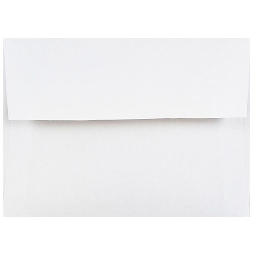 Jam Paper Gummed A2 Invitation Envelopes 5 3 4 X 4 3 8 White 100