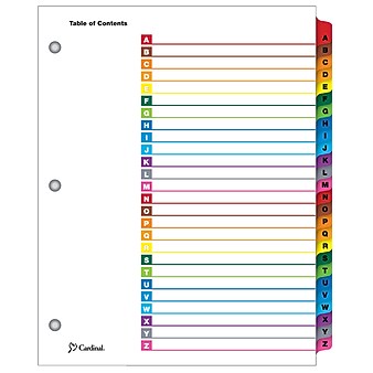 Alphabetical Dividers | Staples