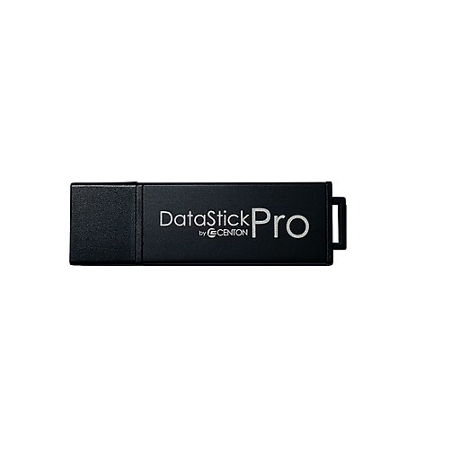 Centon DataStick Pro 64GB USB 3.2 Type A Flash Drive, Black (S1U3P664G ...