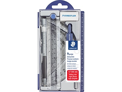 Math Geometry Set Staedtler 9-Piece Math Set - Everything You Need For ...