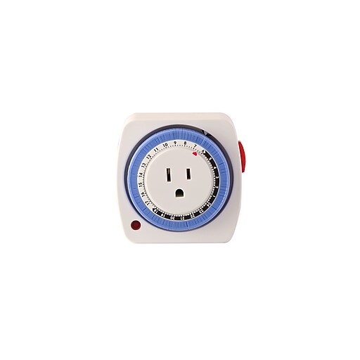 GoGreen Power Indoor AC Timer, White (GG-36011) | Staples
