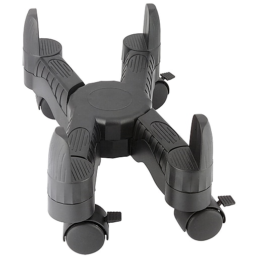 Kantek Steel Mobile CPU Stand, Black (CS200B) | Staples