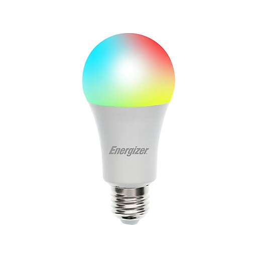 Energizer Connect Smart LED Bulb, Multi-White and Multi-Color, A19 ...