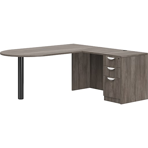 Offices To Go Superior 71" Computer Desk, Artisan Gray (TDOTG11-AGL ...