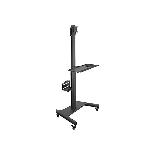 Mount-lt! Adjustable Monitor Cart, Up to 32", Black (MI-7985) at Staples