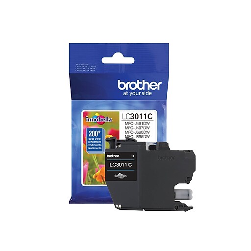 Brother LC3011C Cyan Standard Yield Ink Cartridge | Staples