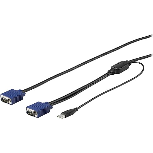 StarTech VGA To USB Cable, Male To Male (RKCONSUV6) | Staples