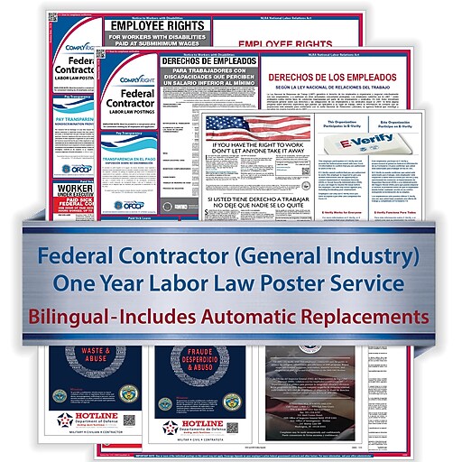 ComplyRight Federal Contractor Labor Law Poster Service (U1200CFCSB) at ...