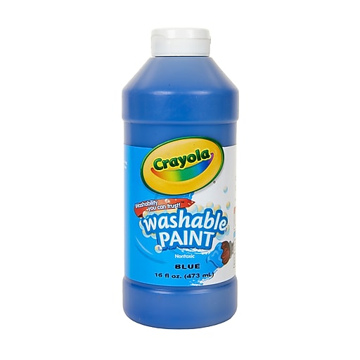 Crayola Washable Paints, Blue, 16 oz. (54-2016-042) | Staples