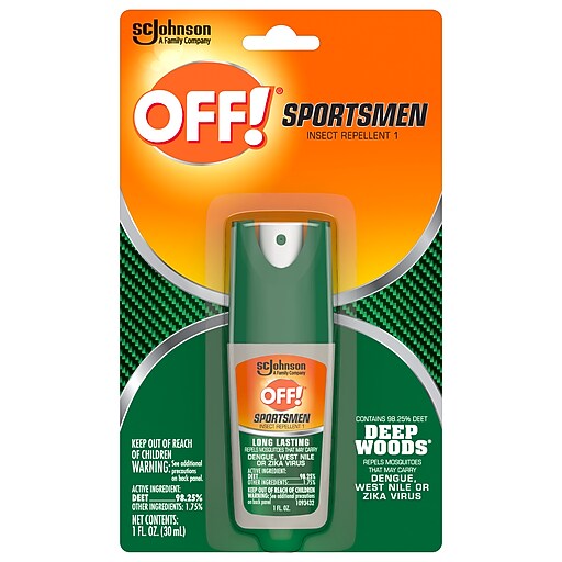 OFF! Deep Woods Sportsmen I Spray for Mosquitos, Odorless, 1 oz ...