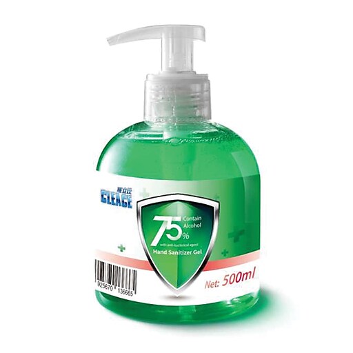 CLEACE Antimicrobial 75% Alcohol Gel Hand Sanitizer, 500 mL ... CLEACE Antimicrobial 75% Alcohol Gel Hand Sanitizer, 500 mL ...